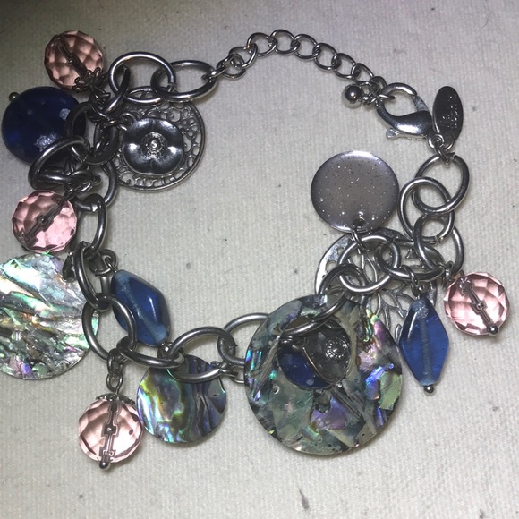 Lia Sophia | Jewelry | Charm Bracelet Abalone Shells By Lia Sophia | Poshmark